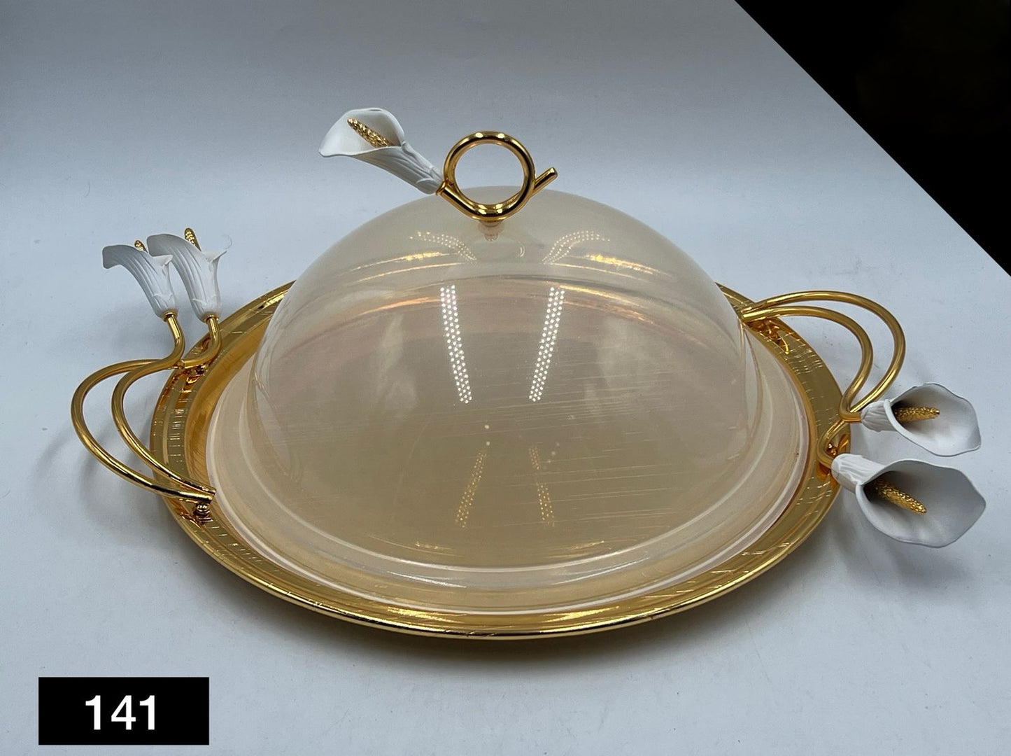Luxury Round Metal Platter – AapnaOnlineStore