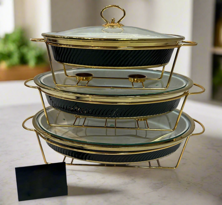 Luxury Porcelain Oval Chafing Dish – AapnaOnlineStore
